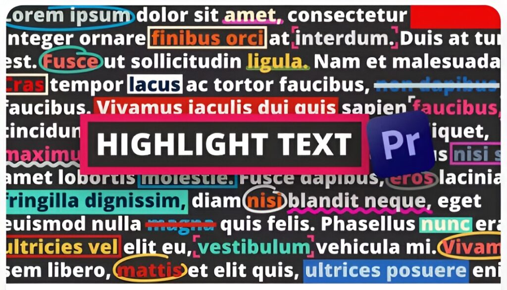 Launching Text Highlights in Premiere Pro - EZEdit Digital School