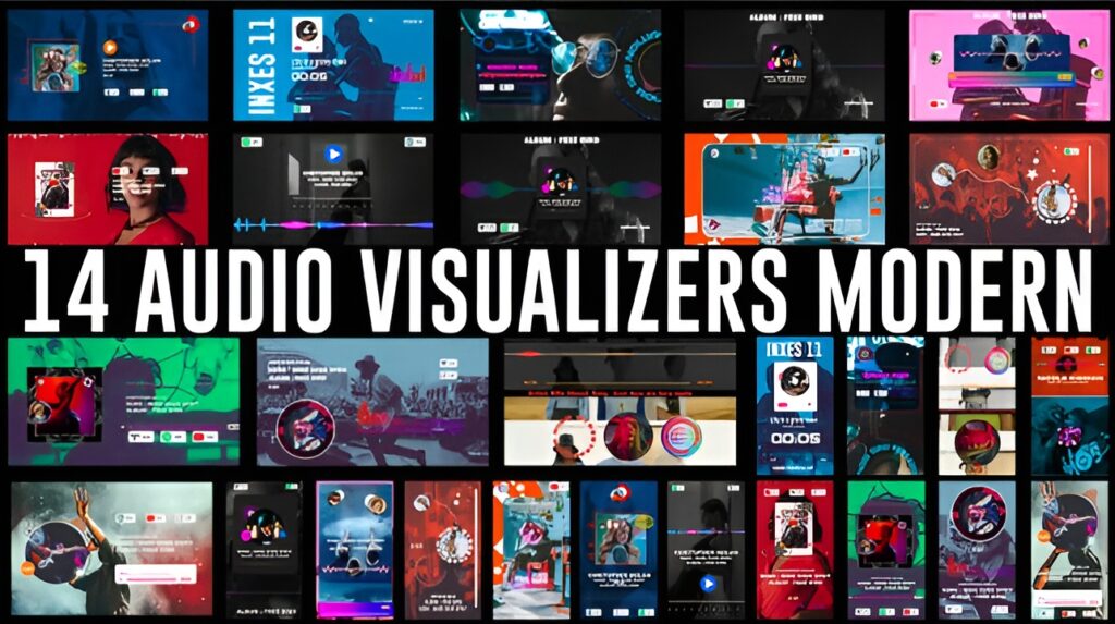 Audio Visualizer Pack for After Effects - EZEdit Digital School